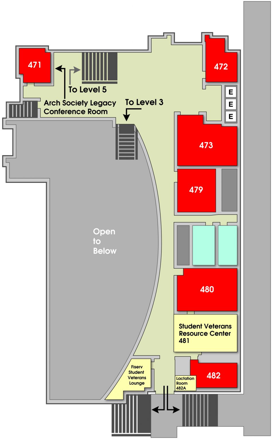 Floor Plans - Tate Student Center